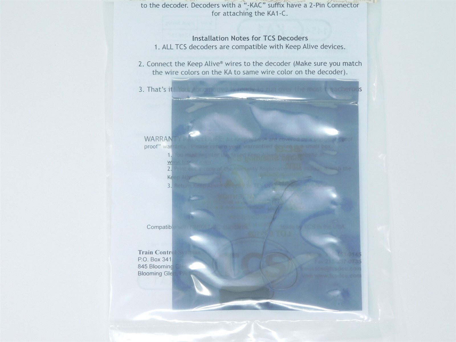 Train+Control+Systems+TCS+1454+KA1+Keep+Alive+Device for sale online | eBay