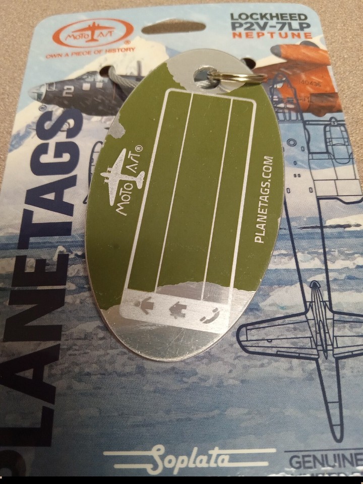Blue Lockeed P2V Neptune Planetags / Plane Tag | eBay
