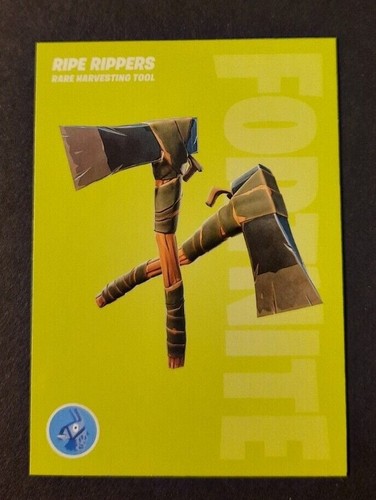 2021 Fortnite Series 3 RIPE RIPPERS/RUSTY ROLLER Rare Harvesting Tool ...
