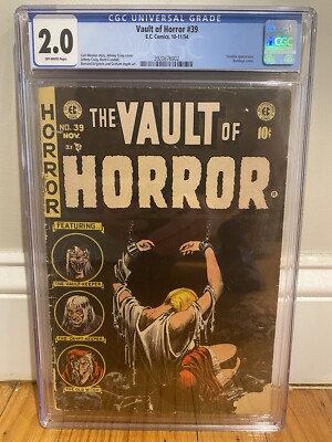 Vault Of Horror 39 EC Comics (PCH) Johnny Craig Cover! Golden Age 1954 ...