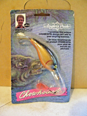 Vintage Angler's Pride Chowhound Lure Gold, Orange New Old Stock | eBay