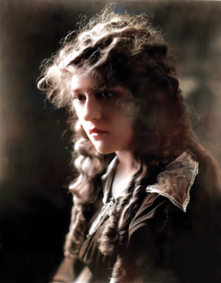 Mary Pickford Actress Silent Film Photo Poster Art Print Colorized PICK ...