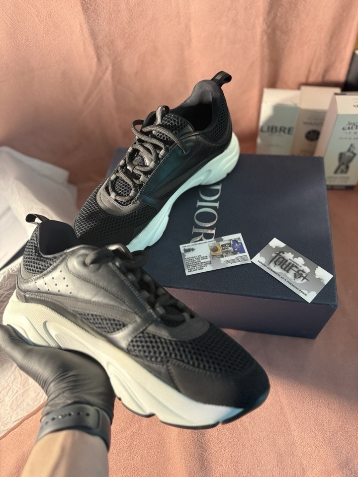 Dior B22 Men's Black/White Trainers UK10.5 Immaculate with Box and ...