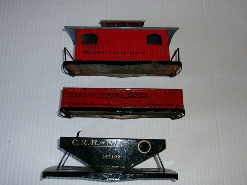 Elecktoy Tin Toy Train Freight Car Set | eBay