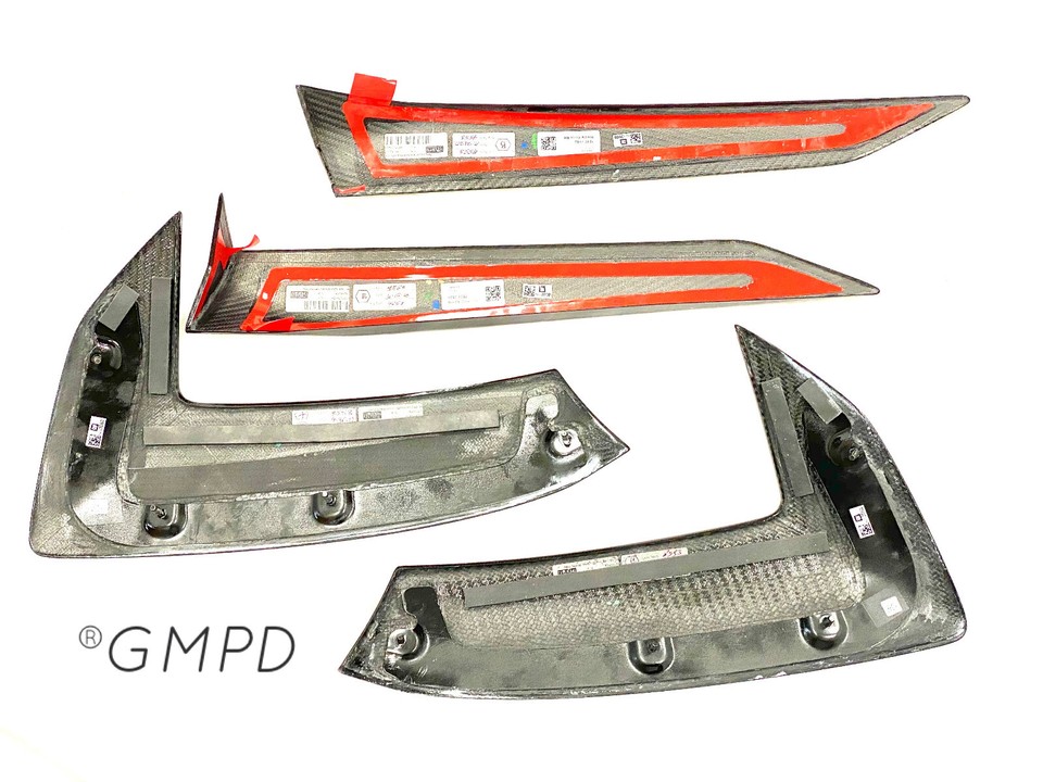 2021-2025 Corvette C8 Intake Scoop kit in REAL Carbon Fiber GM OEM NEW ...