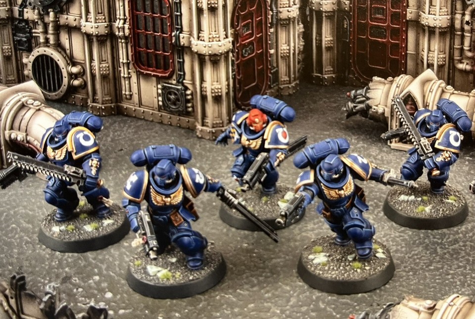 Warhammer 40k 5x Assault Intercessors Primaris Space Marines Command Ed ...