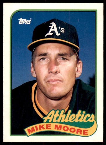 1989 TOPPS TRADED MIKE MOORE OAKLAND ATHLETICS #82T | eBay