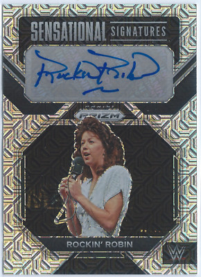 2023 Panini Prizm WWE Sensational Signatures Mojo #8 Rockin' Robin /25 ...
