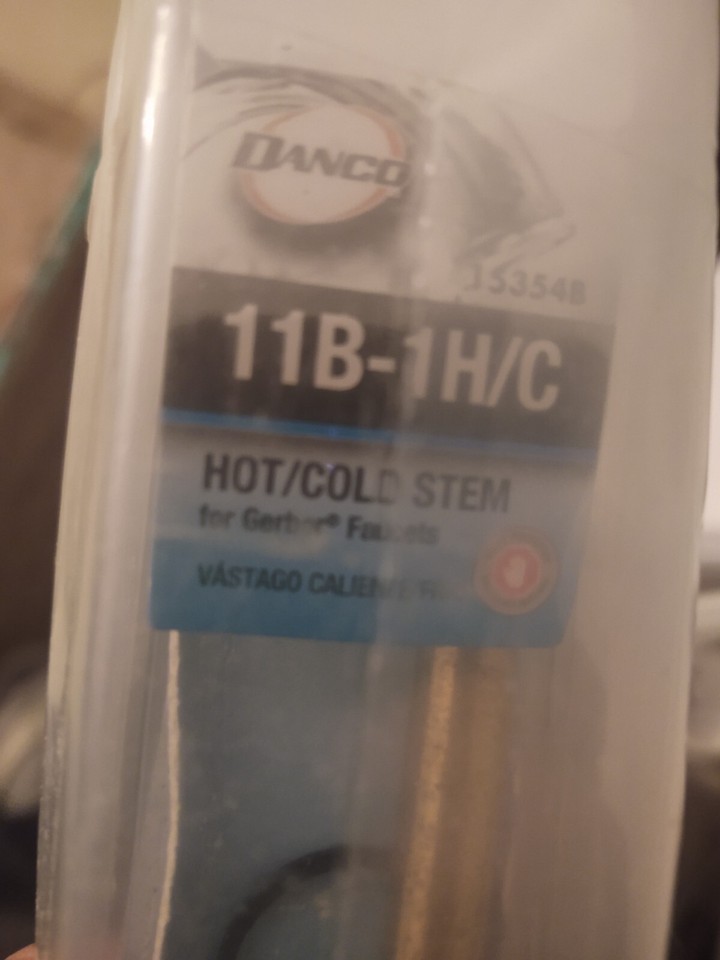 Danco Hot/Cold Stem 11B-1H/C 153548 1 Day Free Shipping | eBay