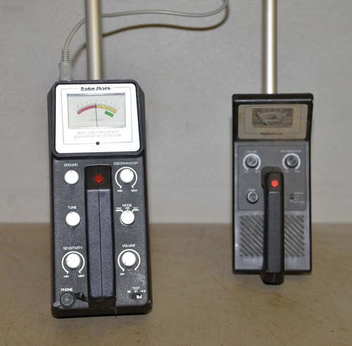2 vintage Radio Shack metal detector VLF & Treasure finder collectible ...