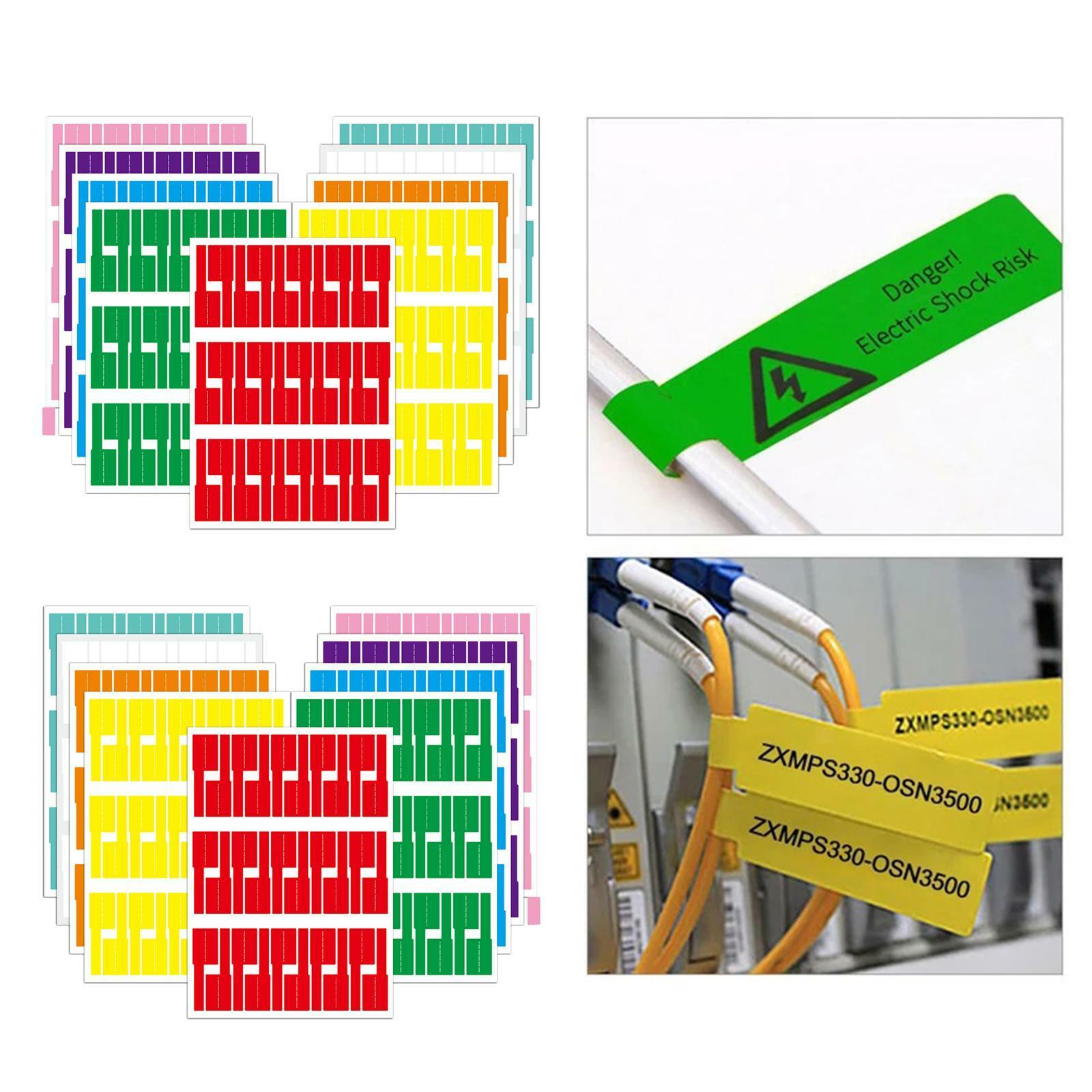 600x Cable Marker Sticker Identification Organizer Electrical Cord | eBay
