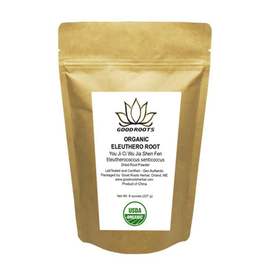 Eleuthero Organic root powder Eleutherococcus (You Ji Wu Jia Fen) 8 oz ...