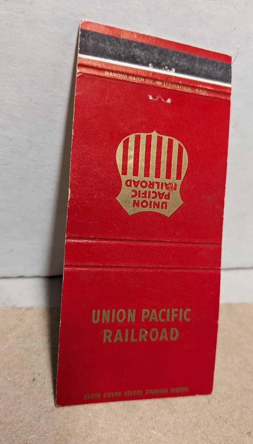 Vintage Union Pacific Railroad UPRR Matchbook Cover The Automated Rail ...