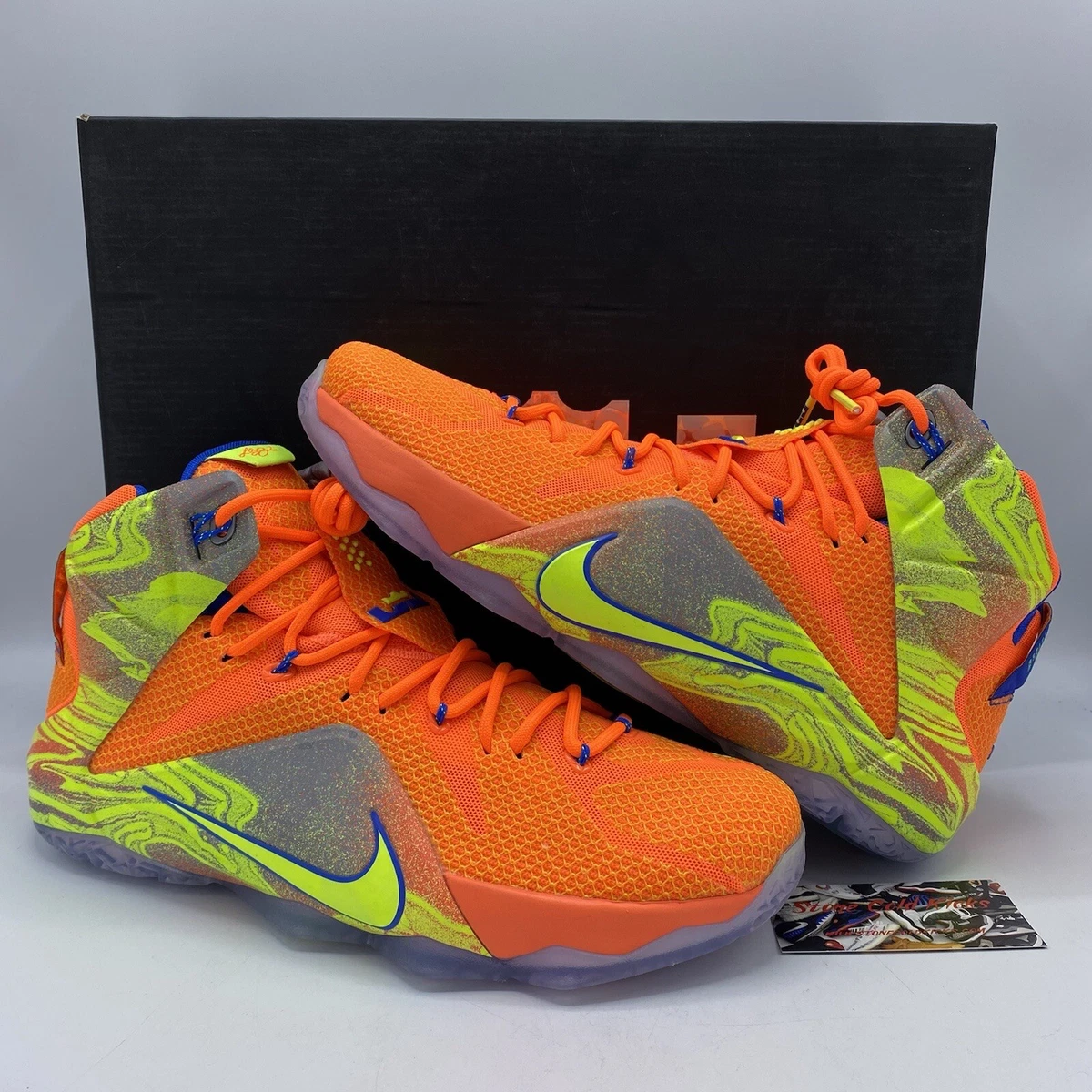 Lebron 12 Orange And Green
