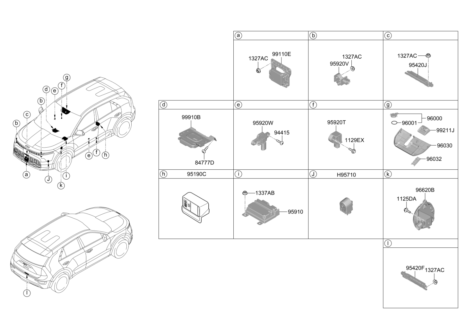GENUINE NEW FRONT RADAR UNIT ASSY SUITS KIA NIRO EV 2022-ONWARDS | eBay