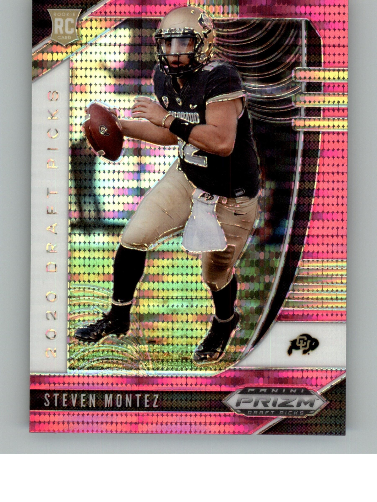 2020 Panini Prizm Draft Picks Steven Montez 123 DPK Colorado Pink Pulsar | eBay
