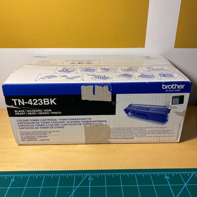 Genuine Brother TN423BK High Yield Black Toner Cartridge for sale ...