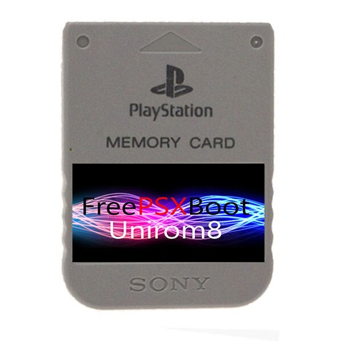 FreePSXBoot PS1 Memory Card with Unirom8 Sony PlayStation PSX | eBay