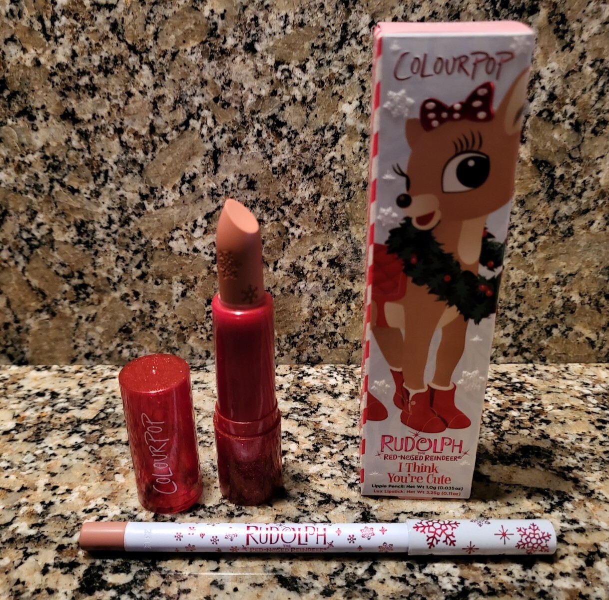 Colourpop x Rudolph Clarice Reindeer Lip Kit “I Think You're Cute “ NEW ...