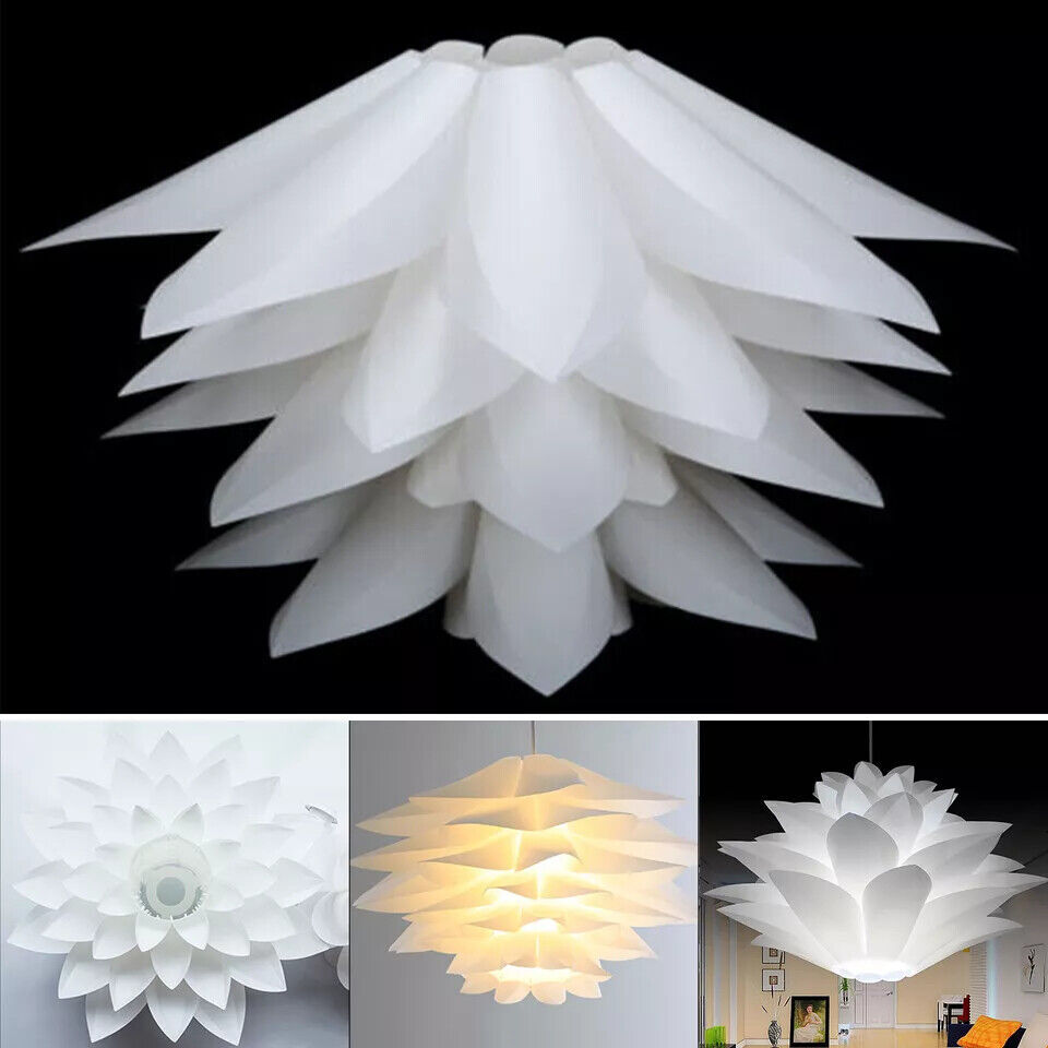 Modern Lotus Flower Ceiling Light Shade Pendant Lampshade Chandelier ...