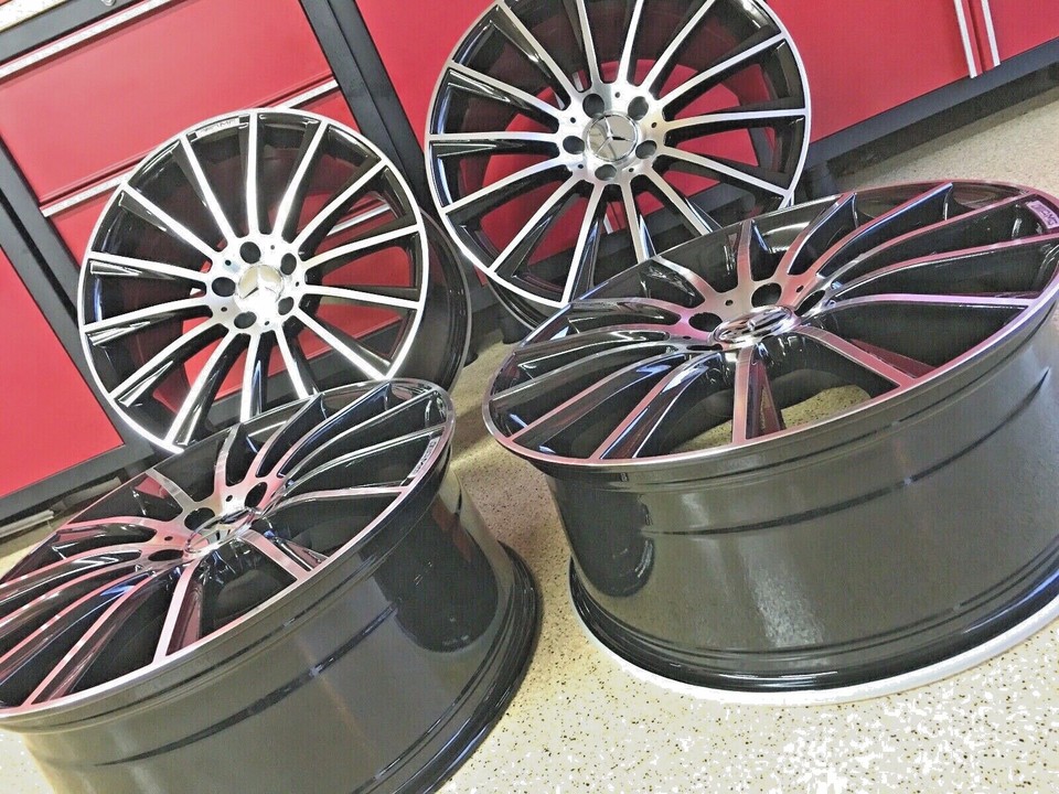 MERCEDES 20 INCH S63 STAGGERED WHEELS RIMS SET4 NEW Fits S580 S560 S550 ...