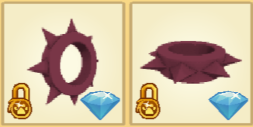 Animal Jam Classic AJC Magenta Spiked Collar & Wristband Set (READ ...