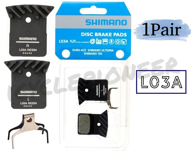 Shimano 2019 L03a Brake Pads With Fin Original Road Disc up L02a 40 for ...