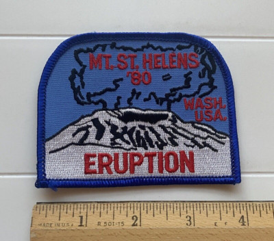 Mt. St. Helens 1980 Eruption Wash. USA Volcano Souvenir Blue ...