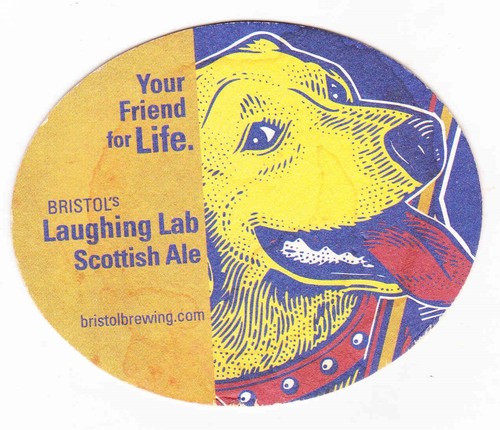 LAUGHING LAB-----SCOTTISH ALE------BRISTOL BREWING-----COASTER | eBay