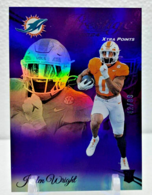 Jaylon Wright #/99 RC Purple Premium Xtra Points 2024 Panini Prestige ...