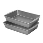 Probake Set Of Two Nonstick Bake & Roast Pans Dark ray Pb218az | eBay