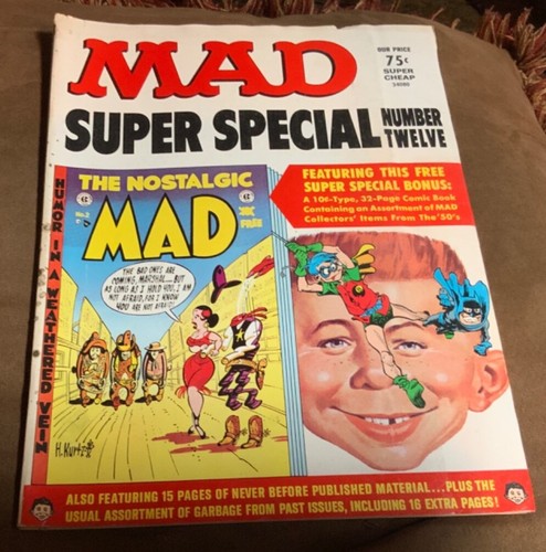 MAD MAGAZINE SPECIAL #12 - GIANT 100 PG ISSUE W/ MAD COMIC BOOK #2 ...