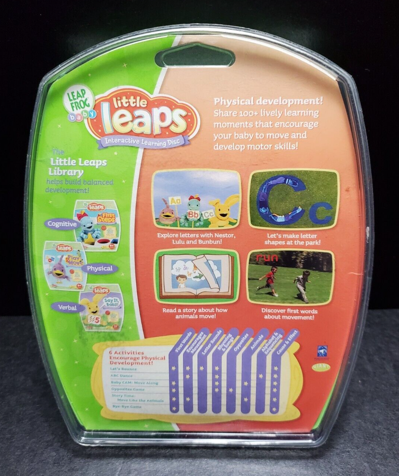 Leap Frog Baby Little Leaps PLAY & MOVE Learning Through Movement DVD ...