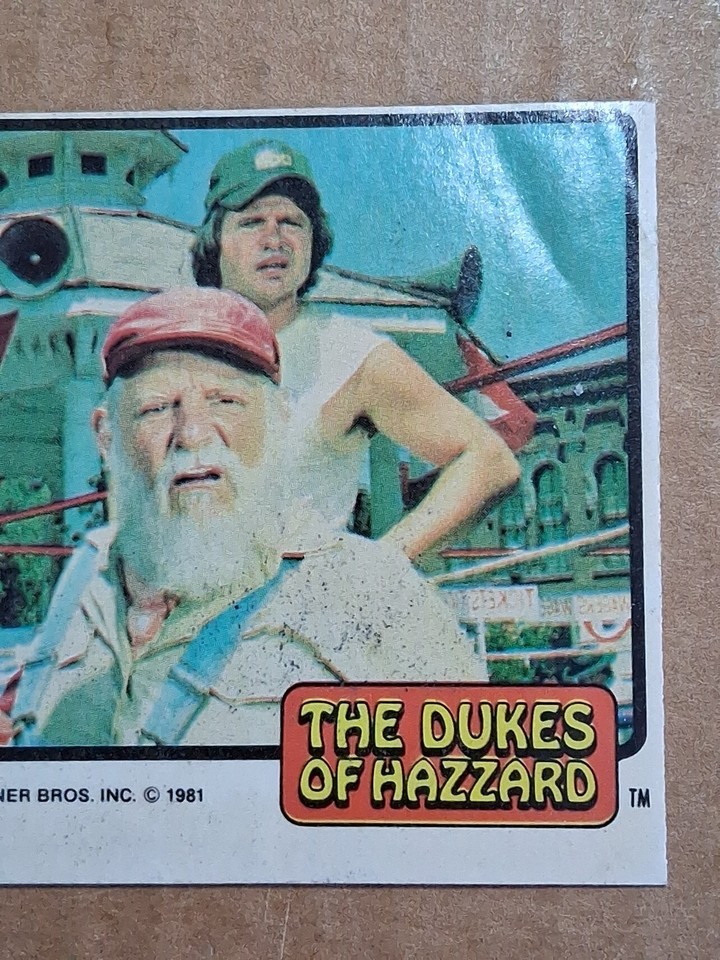 The Dukes of Hazzard 1981 Topps Trading Cards (lot of 5) General Lee ...