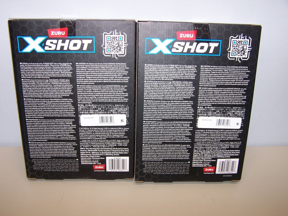 Zuru X-Shot. X Shot Pro, 1 Half Clip And 1 Full Clip. Clips Only . Set ...