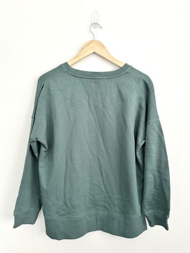 New Elm x Laura Blythman Wombat Crew Sweater Jumper In Sea Pine Green ...