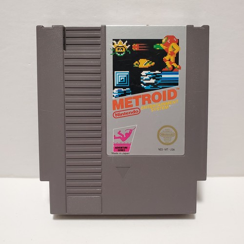 NES Nintendo METROID Game Cartridge 87 1987 Authentic / 3 Screws TESTED ...