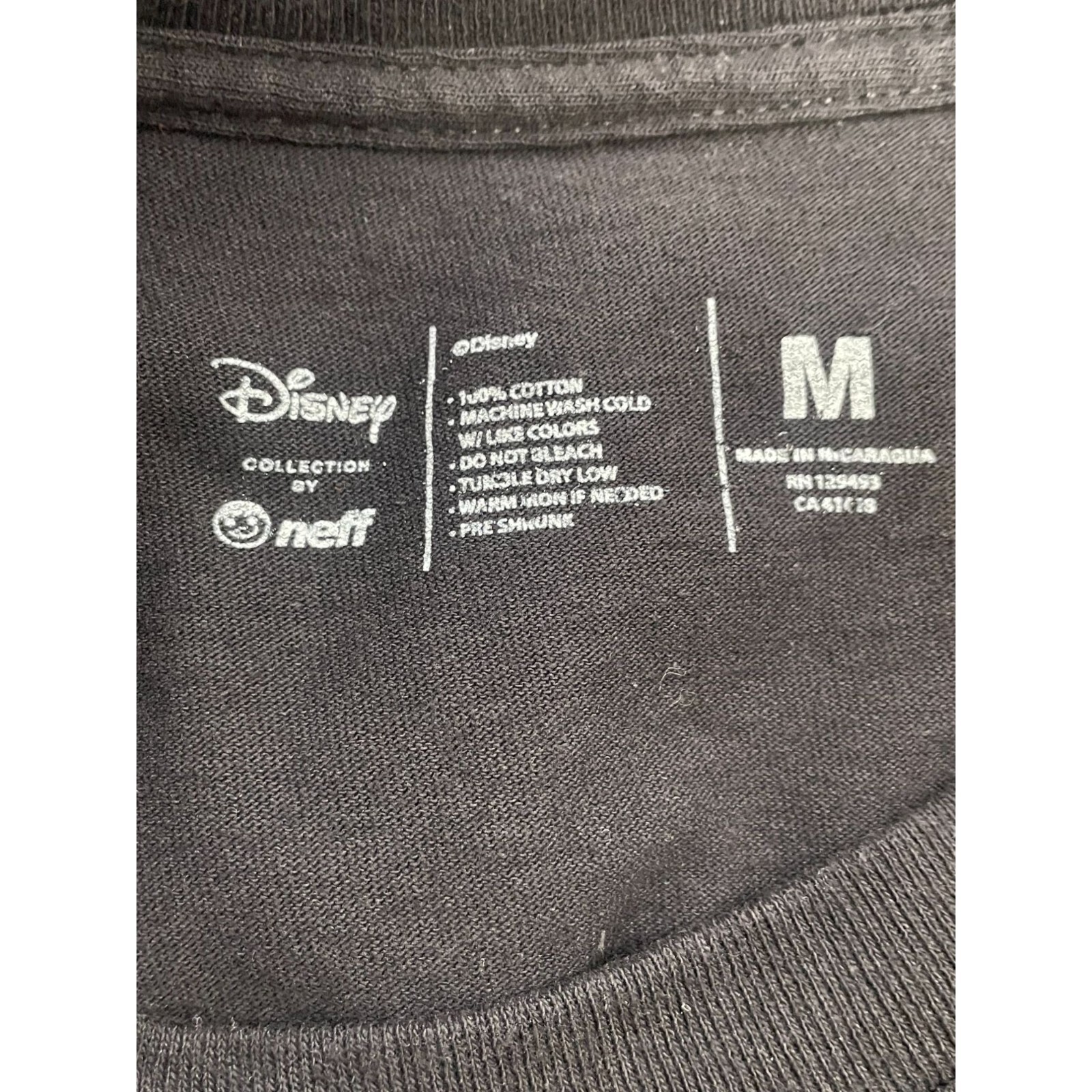 Neff x Disney Mickey Mouse Logo Spraypaint Black T-Sh… - Gem