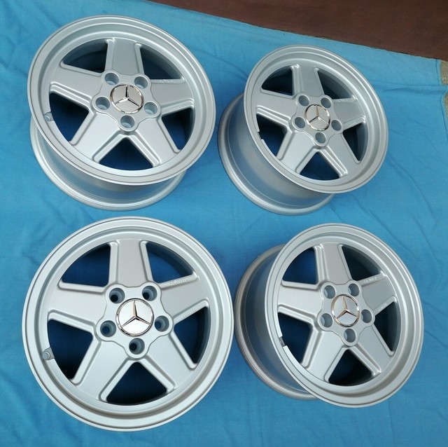 Ronal R9 Wheels Rims 15” MERCEDES AMG Penta W124 W201 for sale online ...