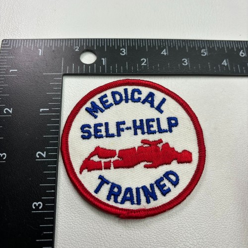 Vtg MEDICAL SELF-HELP TRAINED Patch (medical related) 39N9 | eBay