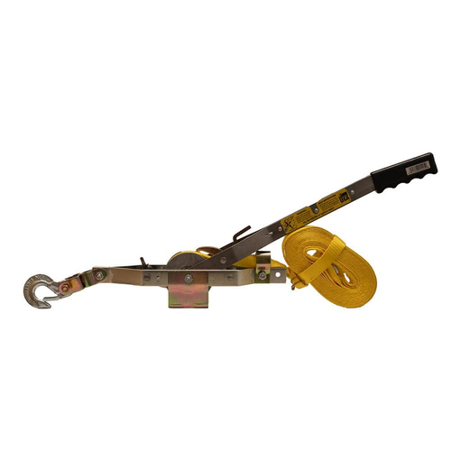 2,000 lb 1-Ton Capacity 25 ft Max Lift 10:1 Leverage Web Strap Puller Come Along 313044896868 | eBay