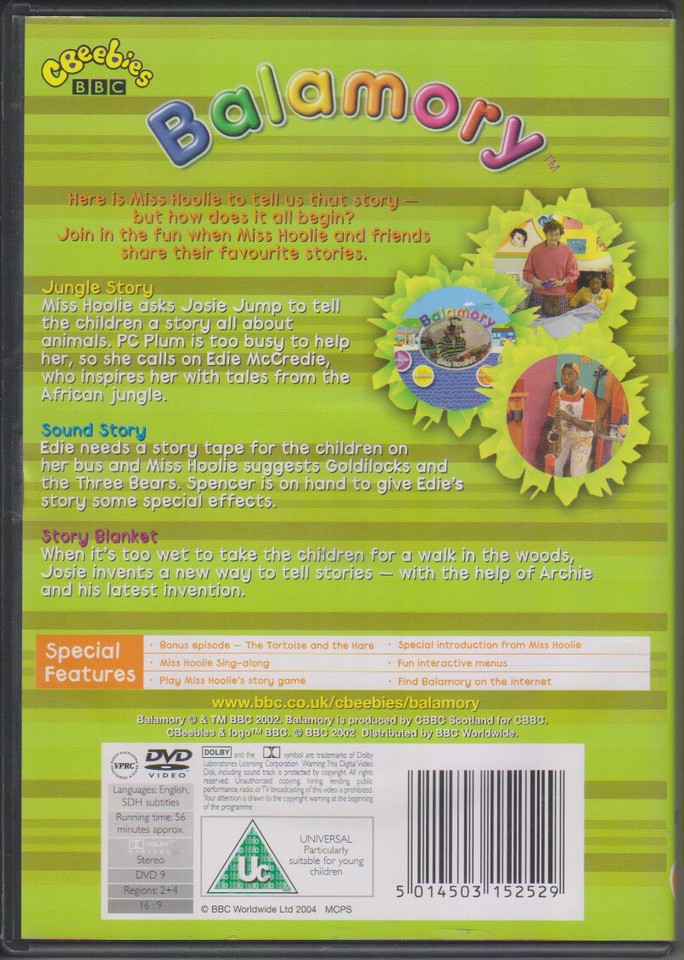 Balamory - CBeebies BBC DVDs ------ UK Region 2 ----- (select dvd from ...