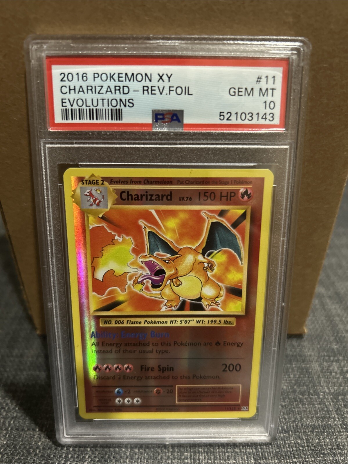 Charizard 2016 XY: Evolutions #011/108 Reverse Holo Price Guide ...