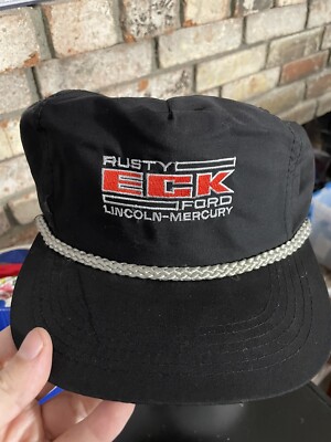 Vintage Rusty Eck Ford Mercury Dealership Hat / Cap - Wichita Kansas | eBay