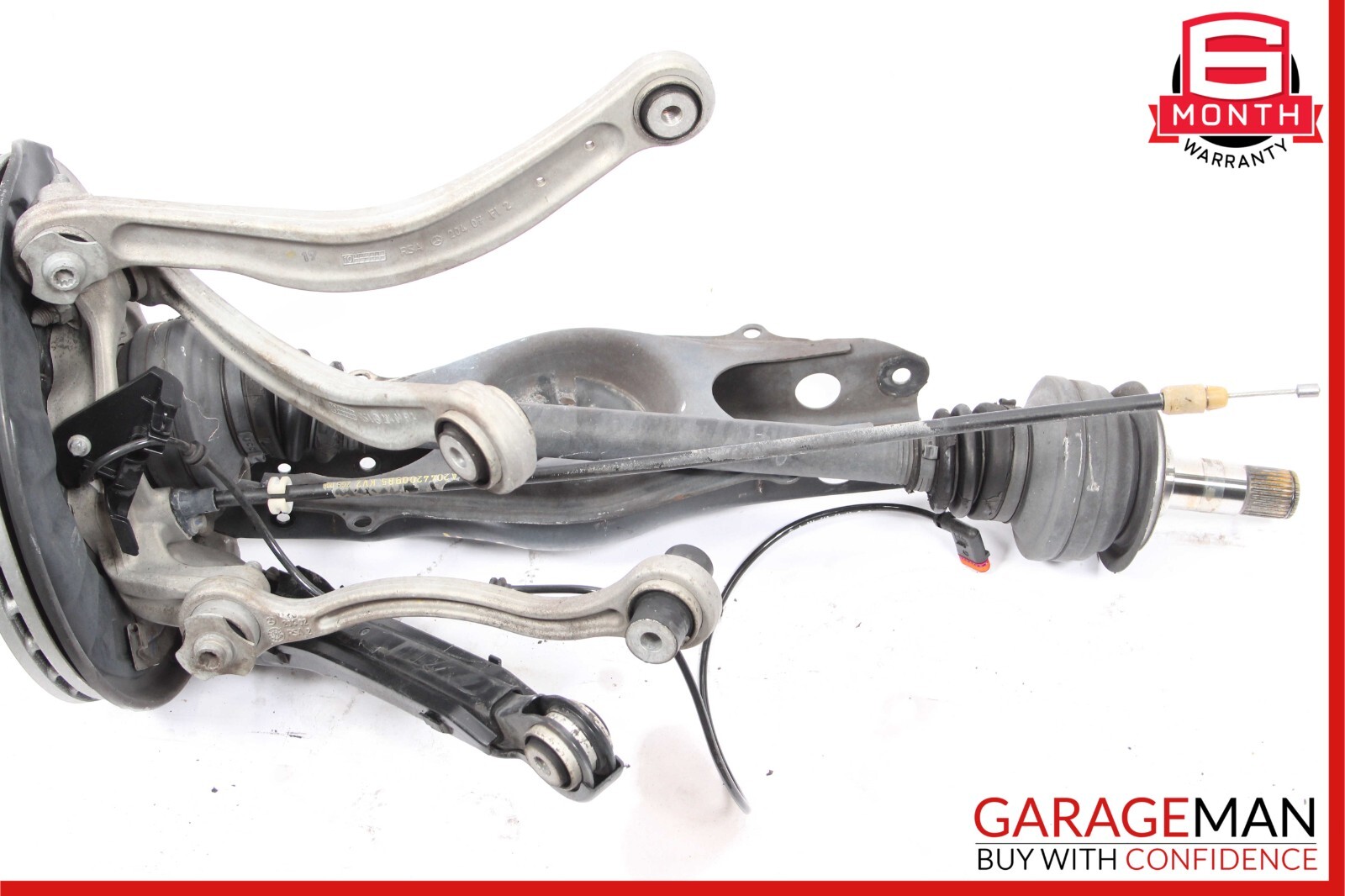 08-14 Mercedes W204 C63 AMG Rear Right Spindle Knuckle Brake Disc Shaft ...