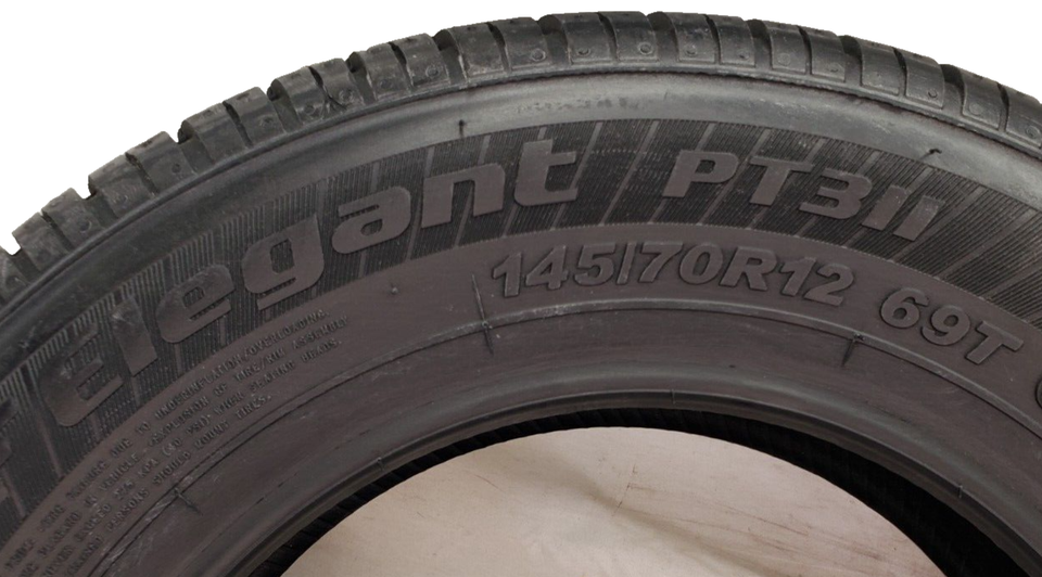 FOUR 12" Mini Truck Tires P145/70R-12 145/70R-12 145/70-12 Steel Belted ...