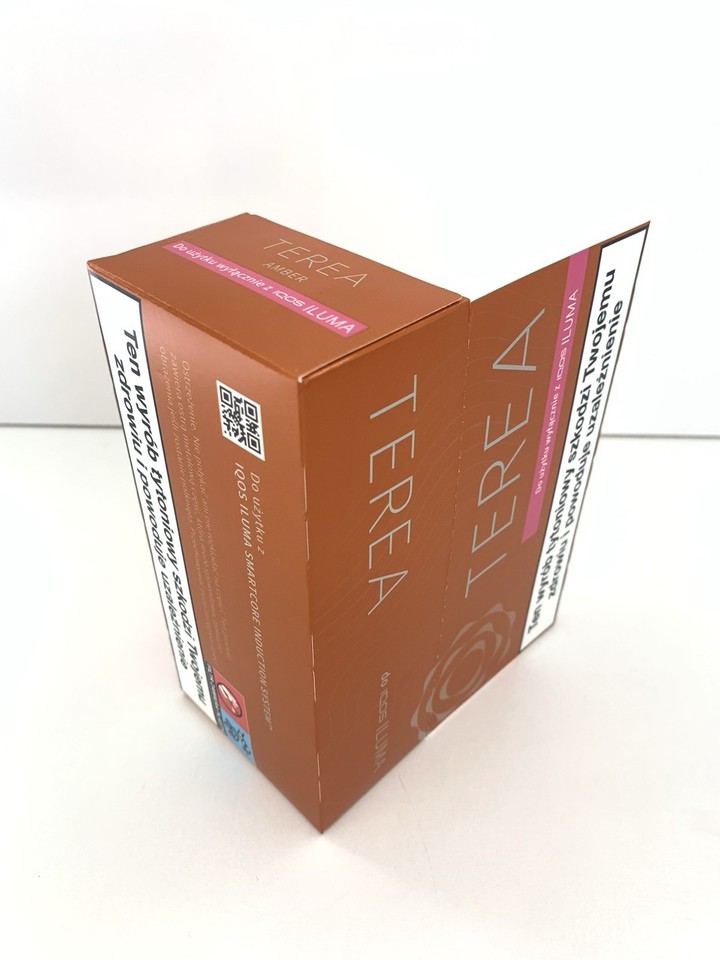 Terea Amber Sleeve Carton Empty Box Slim Cardboard Original Genuine ...