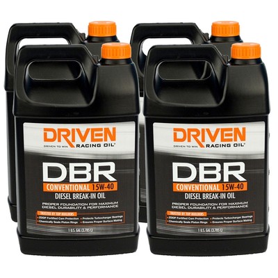 Driven Racing Oil 05308, DBR Diesel Break-In Oil, Conventional 15W-40 ...