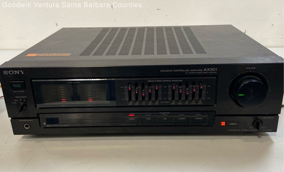 Sony Acoustic Controlled Amplifier AX301 | eBay
