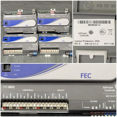 Johnson Controls MS-FEC2611-0 Metasys Field Eq Controller In Excellent ...